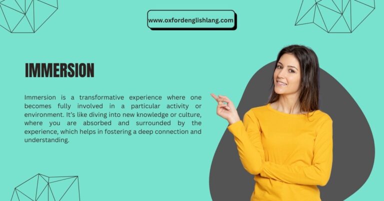 Emersion Vs Immersion: Discover the Powerful Difference - Oxford English