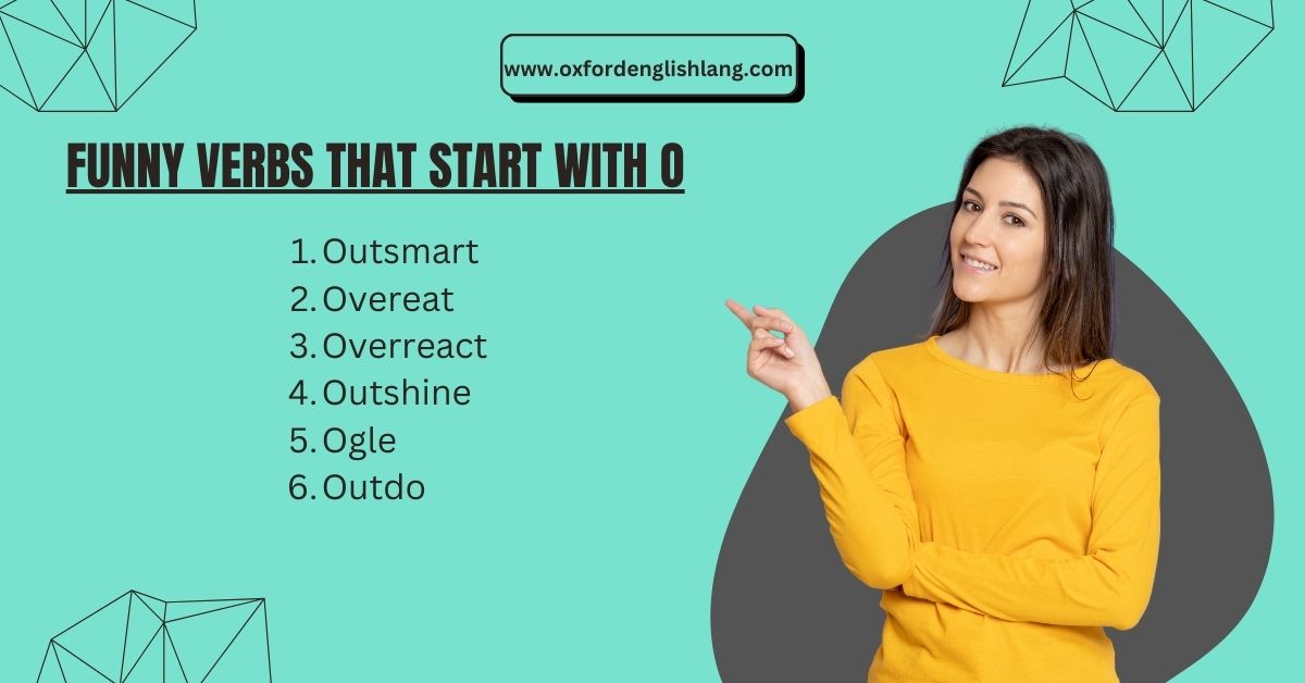 101+ Commonly Used Verbs That Start With O - Oxford English