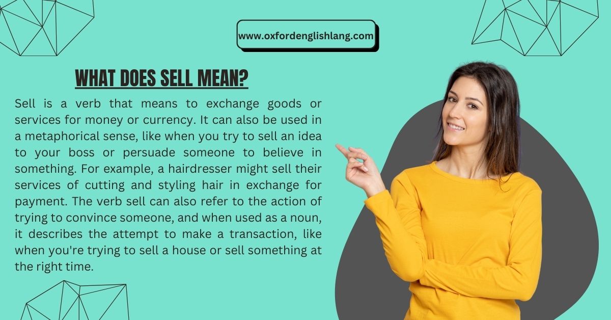 Sale vs Sell: Stop the Confusion Now! - Oxford English